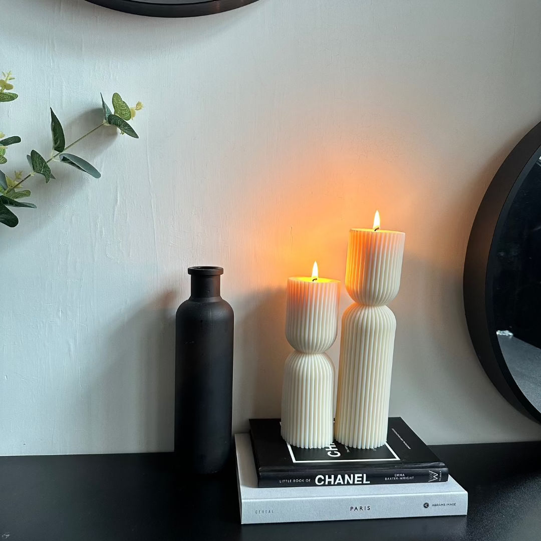 Soy Wax Pillar Candles UK | Hand Poured Decorative Candles – Designs by ...